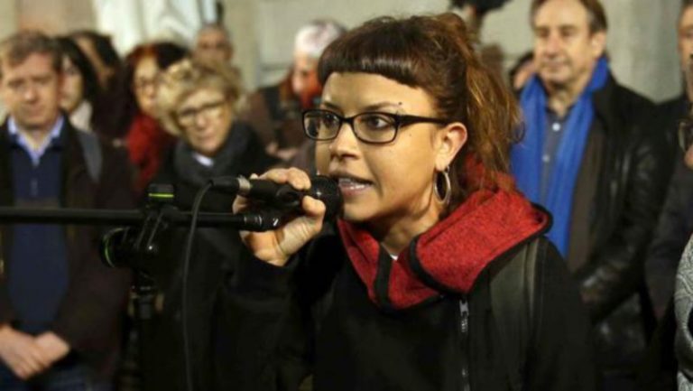 María Rovira, candidata de la CUP, acusada de agredir a un guardia urbano