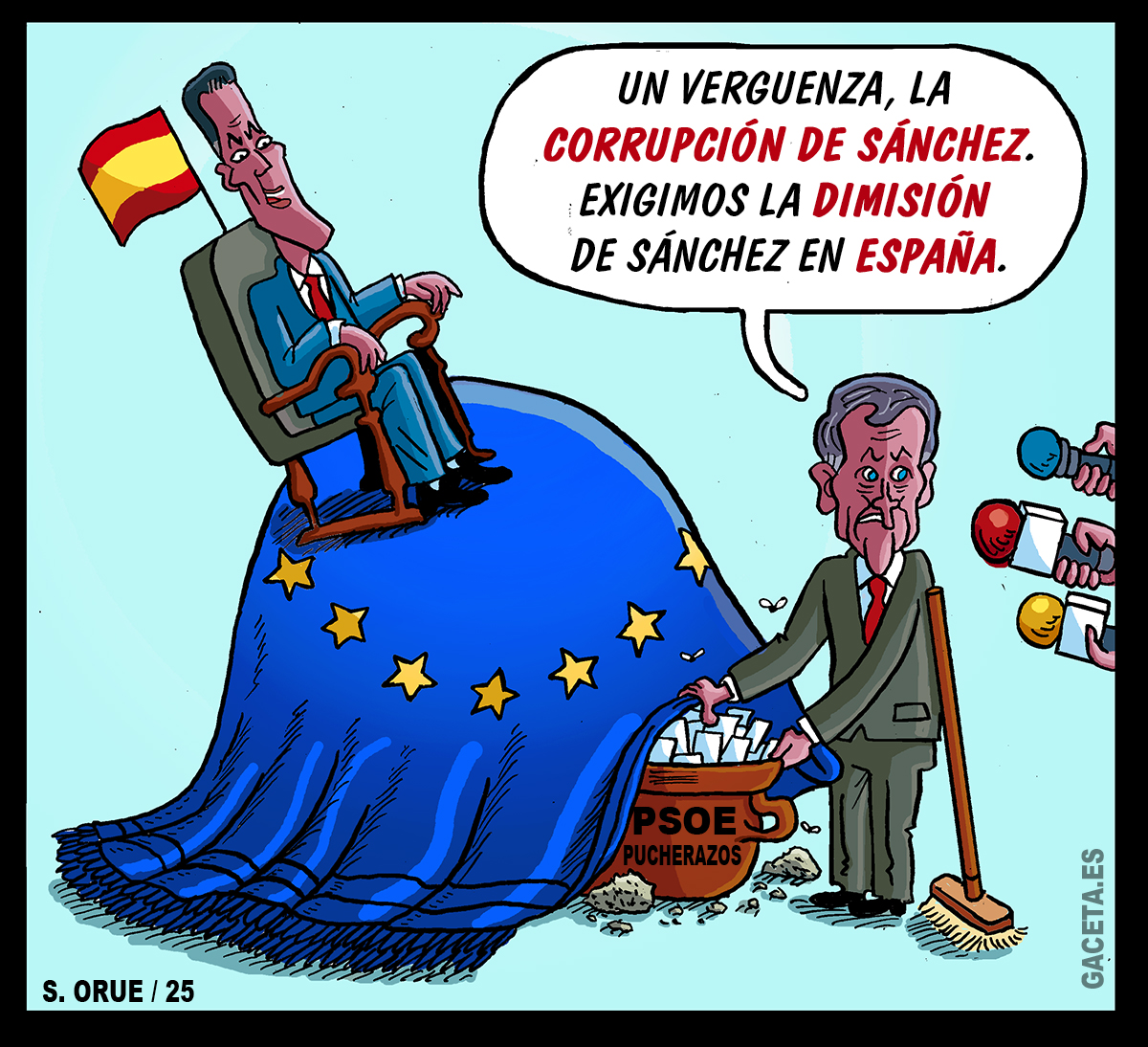 El PP vota en contra de una investigación europea al PSOE por corrupción